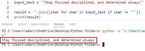 Remove Quotes From A String In Python