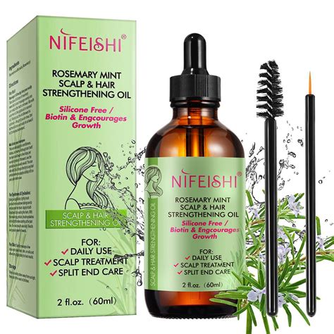Rosemary Oil For Hair Growth Organic 202 Oz Rosemary Mint Scalp
