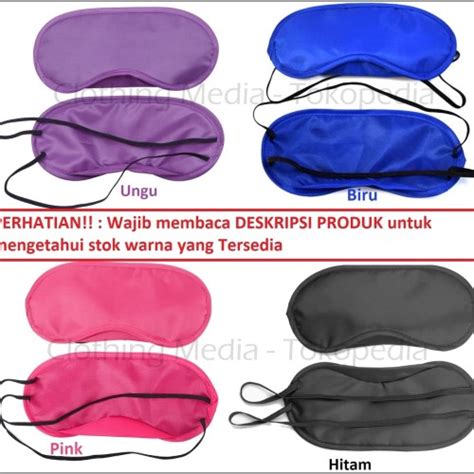 Jual Penutup Mata Lembut Blindfold Kacamata Tidur Bondage Mask Fetish Strap Kota Denpasar