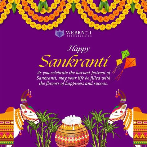 Webknot Technologies On Linkedin Webknot Webknotwishes Sankranti Pongal Happiness Success