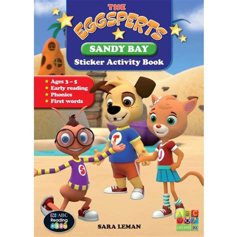 The Eggsperts Sandy Bay Sticker Activity Book Ages 3 5 Big W