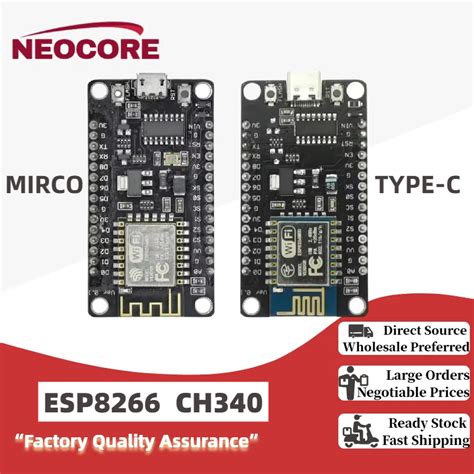Esp8266 Serial Port Wifi Module Nodemcu Lua V3 Internet Of Things Development Board Type C Micro
