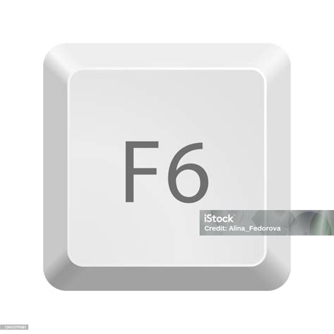F6 기호가 있는 버튼입니다 아이콘 벡터 일러스트레이션입니다 검은색에 대한 스톡 벡터 아트 및 기타 이미지 검은색 기능키 누름 버튼 Istock