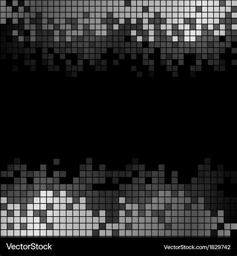 Black Pixel Background Patterns Premium Vector Elegant Seamless