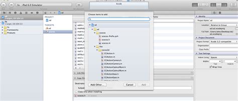 Iphone How To Import Static Cocos Library Headers To My Project Arc