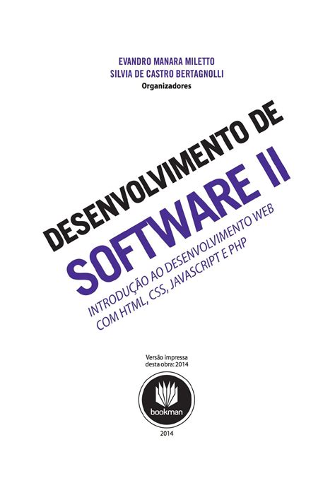 Desenvolvimento De Software Ii Desenvolvimento De Software