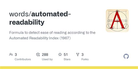 Github Wordsautomated Readability Formula To Detect Ease Of Reading