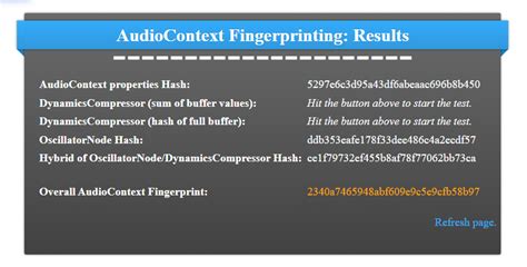 Javascript Chromium Снятие звукового отпечатка через Audiocontext Api Stack Overflow на русском