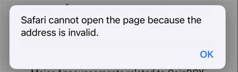 Ios Flutter Safari Cannot Open The Page Because The Address Is Invalid Stack Overflow