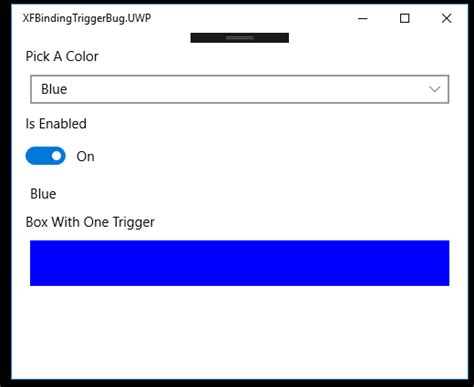 Trigger Does Not Reset To Binding Xamarinforms · Issue 5422 · Xamarinxamarinforms · Github