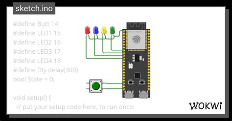 Kelap Kelip V2 Wokwi Esp32 Stm32 Arduino Simulator