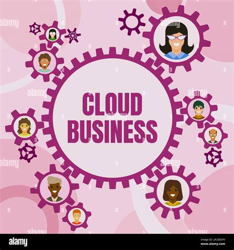 Inspiration Showing Sign Cloud Business Word Written On Computing That Relies On Shared