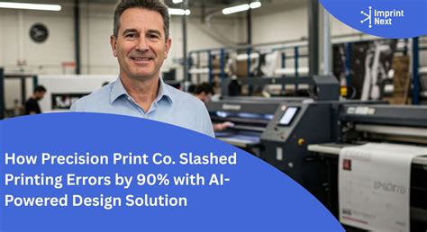 How Precision Print Co Slashed Printing Errors By With AI Powered Design Solution