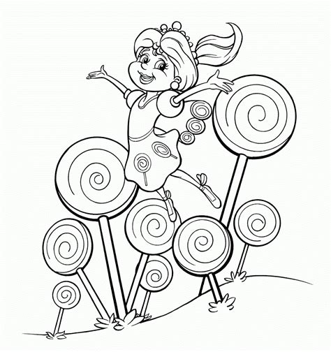 Printable Candyland Characters Free Coloring Pages To Print