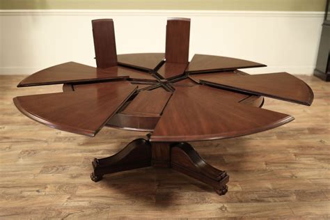 Expandable Round Dining Room Table