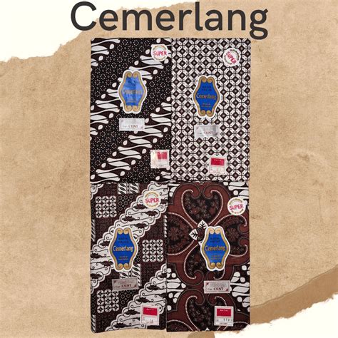 Jual Kain Batik Motif Cemerlang Jarik Batik Solo Panjang Dan Halus