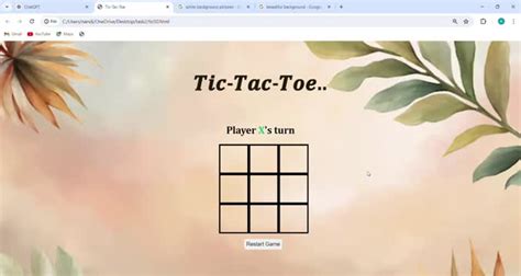Video Nandini Namburi On Linkedin Tictactoe Webdevelopment
