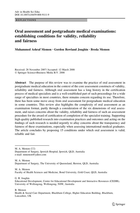 Importance Of Validity And Reliability In Assessment Keradigital