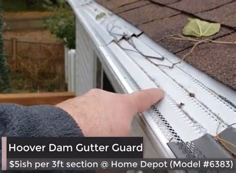 Hoover Dam Gutter Guard Joe The Modifier