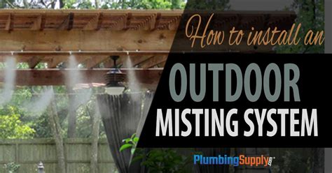 Installing A Patio Misting System At Jonathan Whelchel Blog