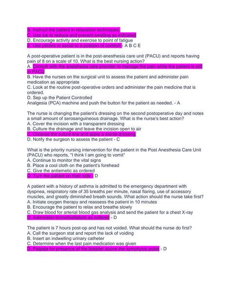 Solution Med Surg 1 Exam 2 New Updated Questions And Answers Actual