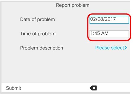 Report Phone Issues On The Cisco IP Phone Series Multiplatform Phone Cisco