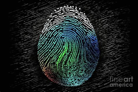 Fingerprint Of A Robot Artificial To Identify It Ai Generated Photograph By Joaquin Corbalan