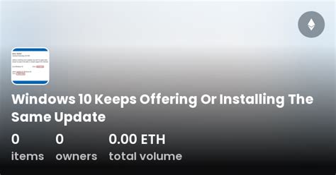 Windows Keeps Offering Or Installing The Same Update Collection