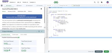 solved potd problem on geeksforgeeks dudekula nasar vali posted on the topic linkedin