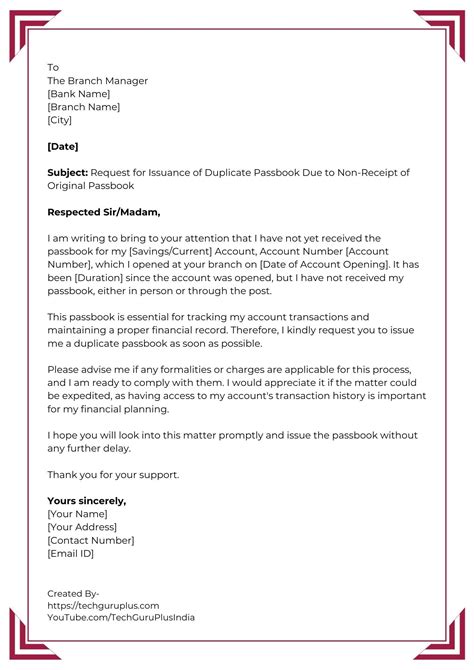 Application For Issuing A Duplicate Share Certificate [5 Format]