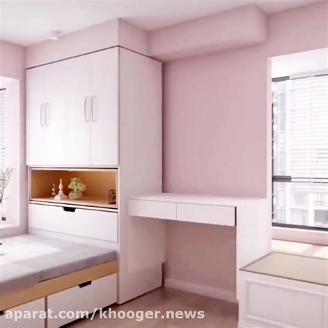 ایده دکوراسیون اتاق خواب نوجوان کوچک