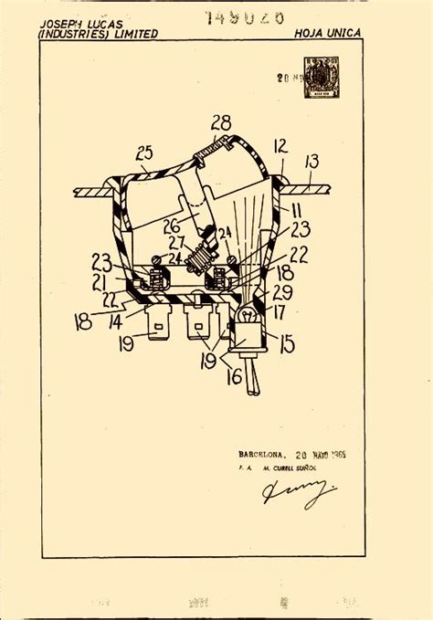 Interruptor Electrico 241 1 De Febrero De 1973