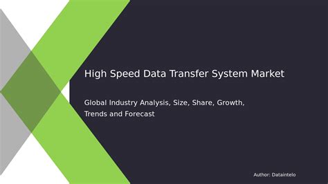 High Speed Data Transfer System Market Report Global Forecast From 2025 To 2033