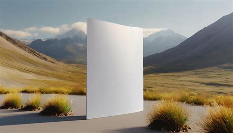 Premium Photo Realistic Layout Of The Brochure For The Presentation Of The Cover