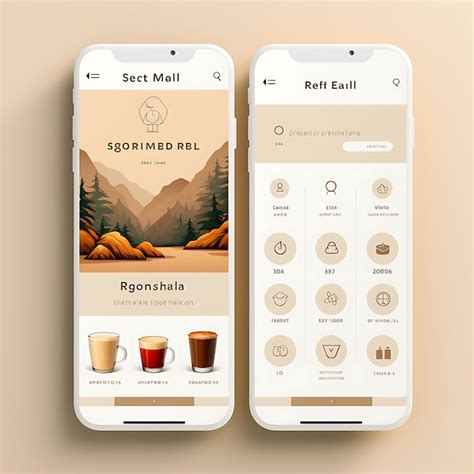 Premium Ai Image Mobile App Design Of Retail Loyalty Program App Design Modern And Minimalist