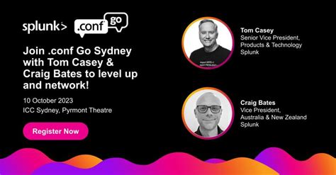 John James On Linkedin Conf Go Sydney In Person Event Splunk