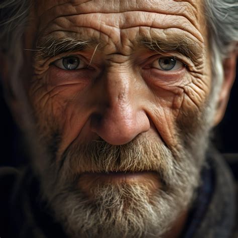 Premium Ai Image 3d Rendered Detailed Image Of Old Man Created With