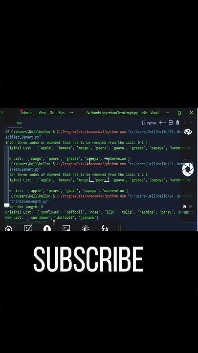 Shorts Words Longer Than Given Number In The List Python