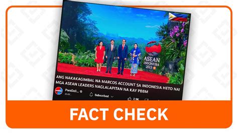 Fact Check No Marcos Gold Account In Indonesia