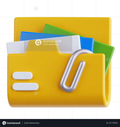 Folder 3d Icon In Png Obj Blend Format