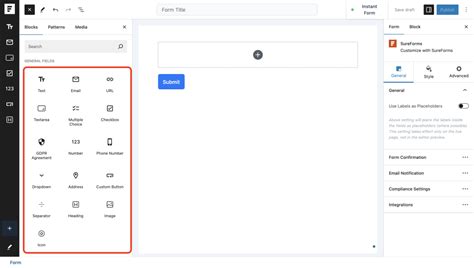 comprehensive guide to general sureforms fields sureforms