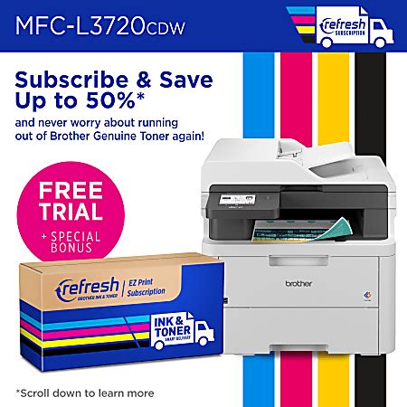 Brother Mfc L Cdw Wireless Digital Color All In One Printer With