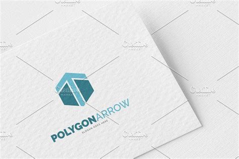 Polygon Arrow Logo Template