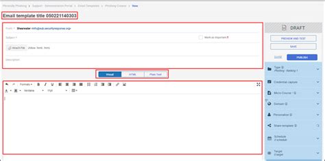Create A Campaign Phishing Email Template Phriendly Phishing