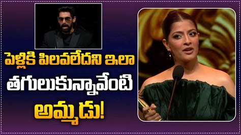 Varalakshmi Sharath Kumar Fun With Rana Iifa Utsavam Telugu Tupaki