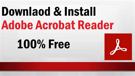 How To Download And Install Adobe Acrobat Reader Dc Download Adobe Acrobat Reader Youtube