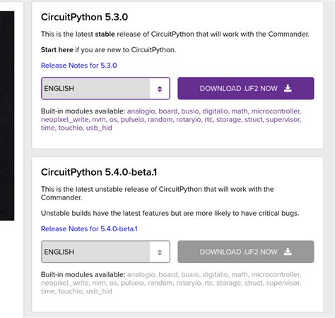 Include The Available Built In Modules For Each Board Issue Adafruit Circuitpython Org