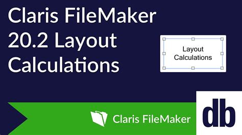 Claris Filemaker Layout Calculations Db Services