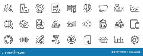 Icons Pack As Diagram Chart Edit Statistics And Pin Line Icons For Web App Vector Stock