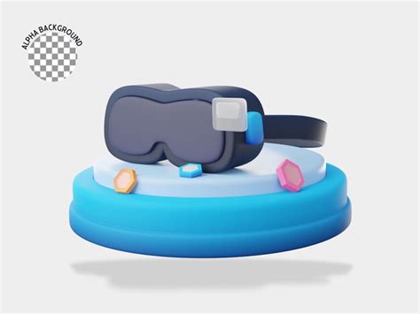 Premium Psd Vr Glasses 3d Illustration